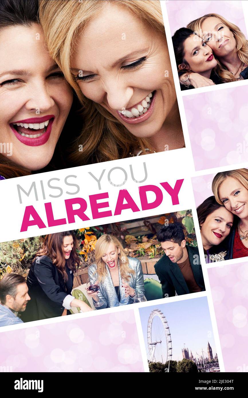 DREW BARRYMORE, TONI COLLETTE POSTER, MISS YOU ALREADY, 2015 Stock ...