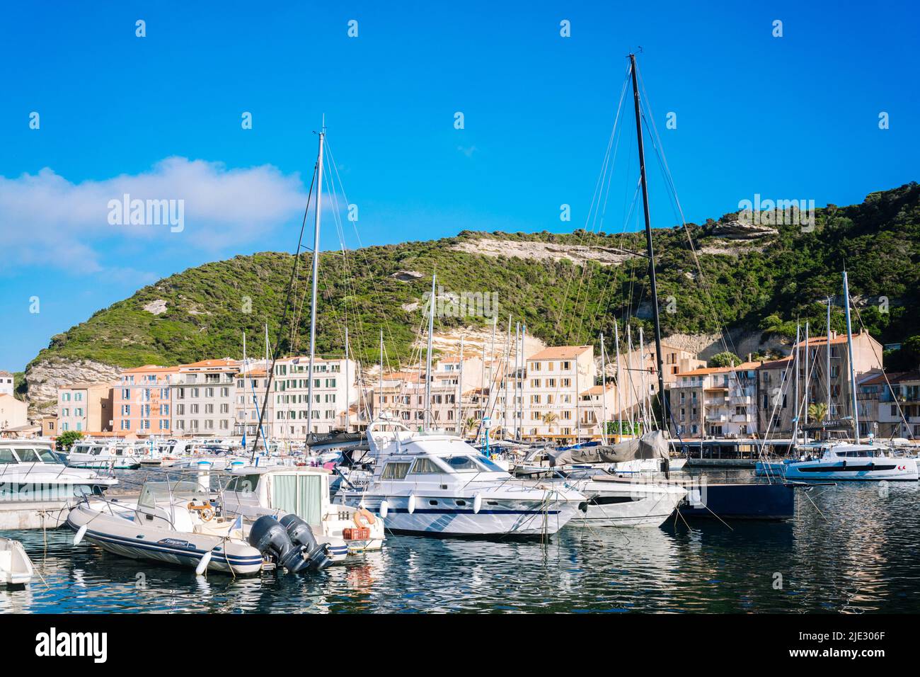 The marina in Bonifacio/Corsica France Stock Photo - Alamy