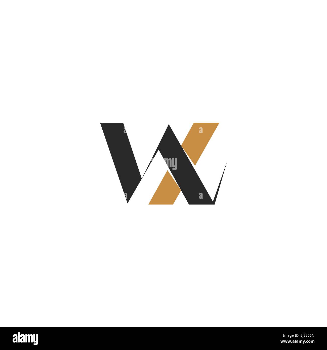 Alphabet letters Initials Monogram logo XW, WX, X and W Stock Vector ...