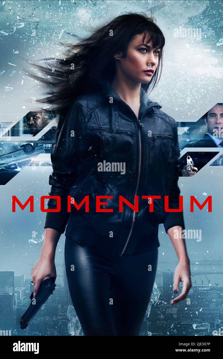 OLGA KURYLENKO POSTER, MOMENTUM, 2015 Stock Photo - Alamy