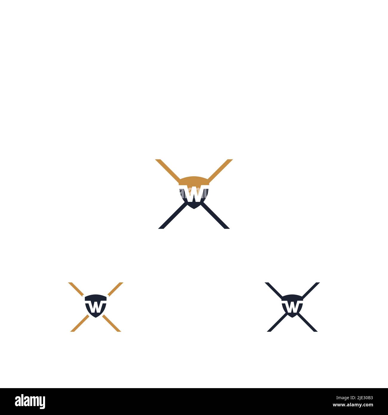 Alphabet letters Initials Monogram logo XW, WX, X and W Stock Vector ...