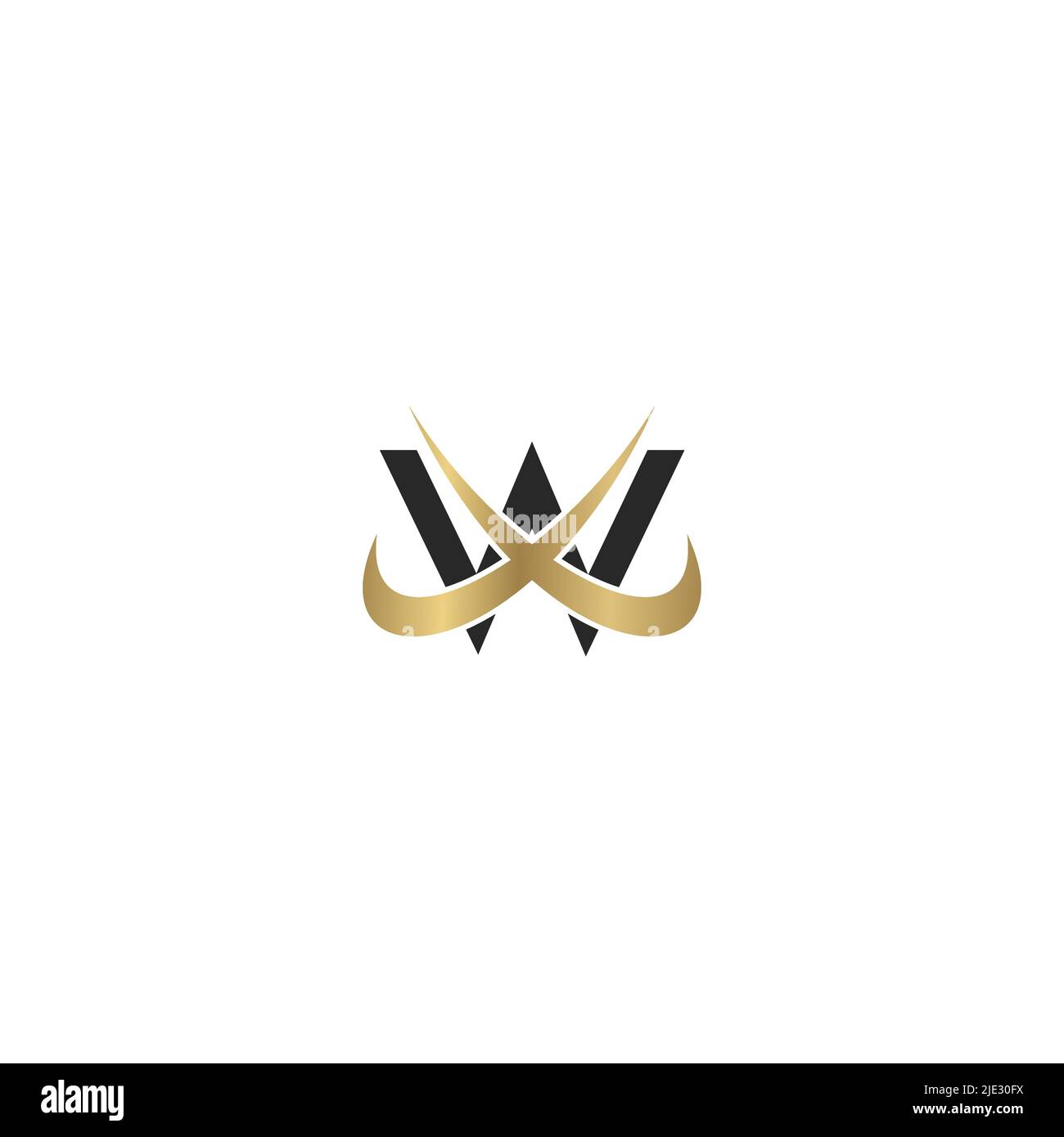 Alphabet letters Initials Monogram logo XW, WX, X and W Stock Vector ...