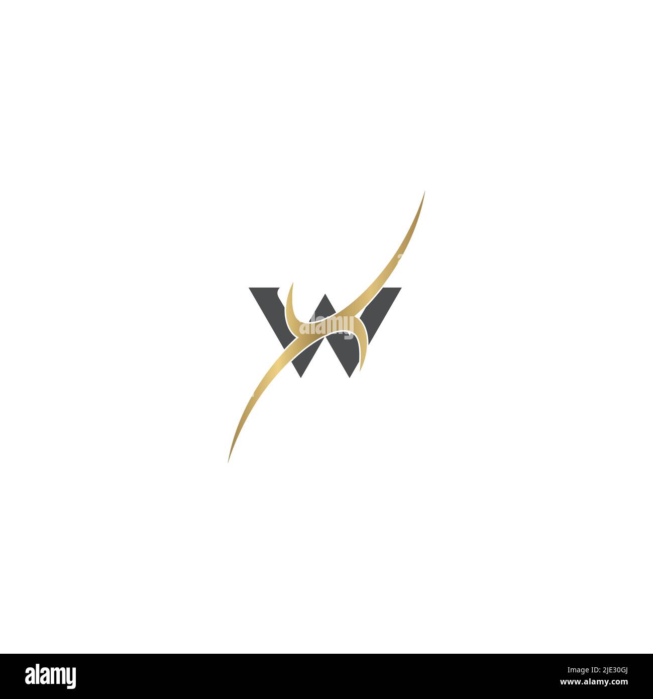 Alphabet letters Initials Monogram logo XW, WX, X and W Stock Vector ...