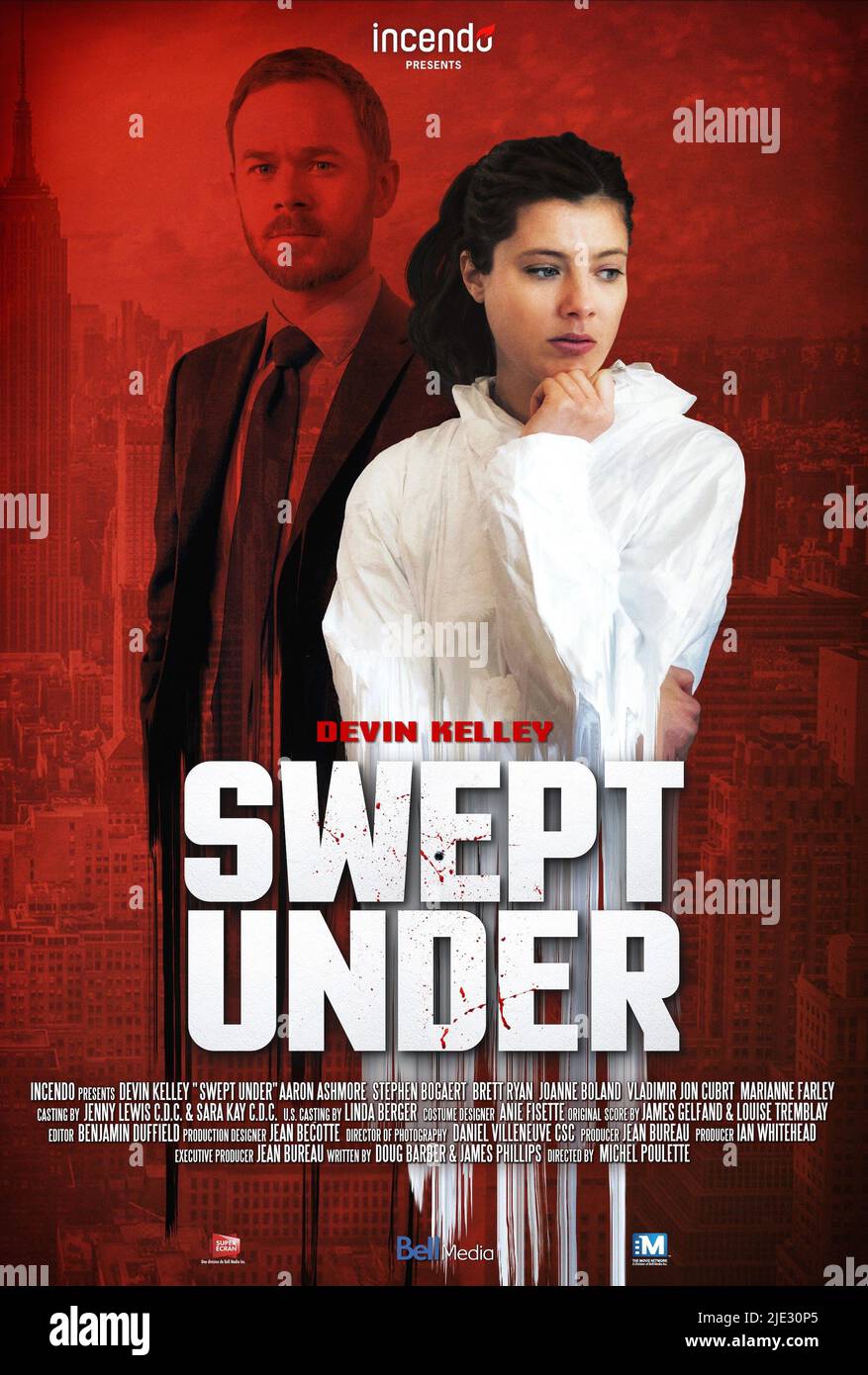 AARON ASHMORE, DEVIN KELLEY POSTER, SWEPT UNDER, 2015 Stock Photo - Alamy