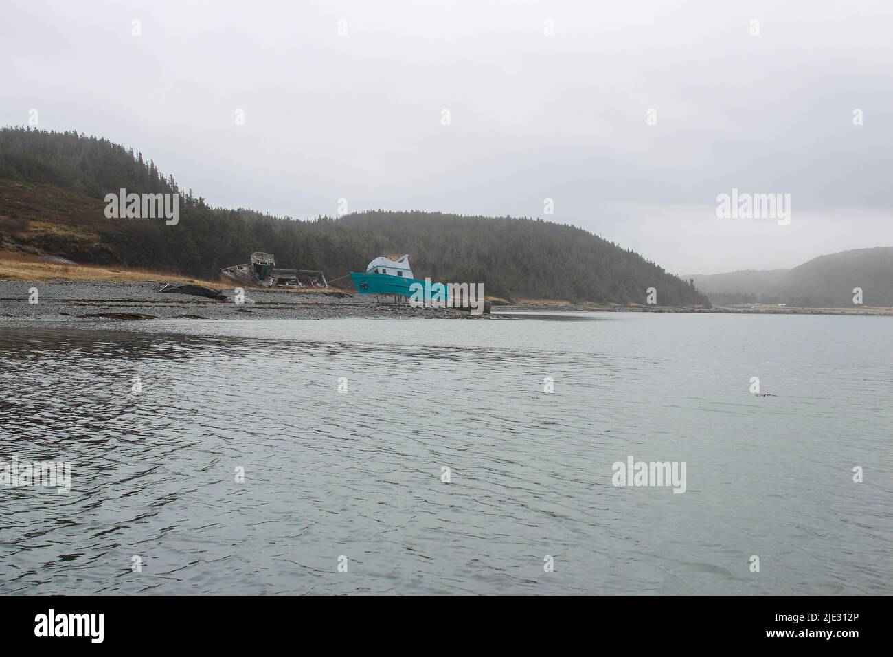 Storm in Newfoundland Ocean in canada during may Stock Photo - Alamy