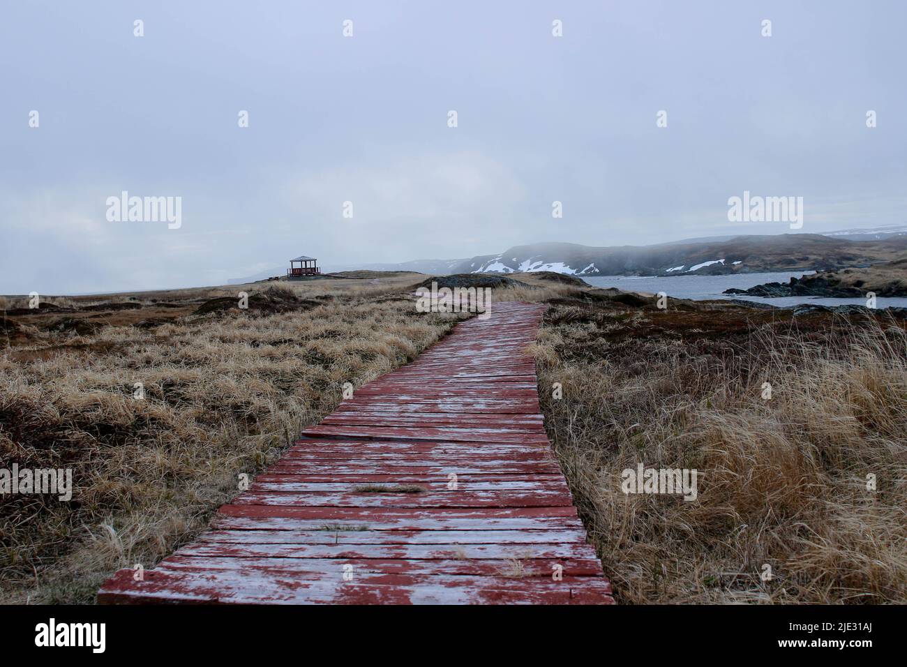 landscape photo of goose cove newfoundland during a storm Stock Photo ...