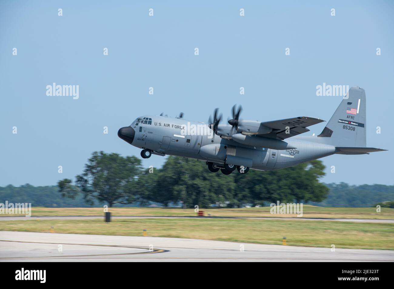 A WC-130J Super Hercules aircraft assigned to the 53rd Weather ...