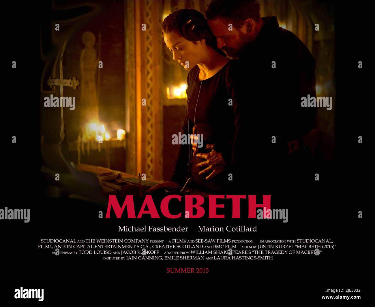 Macbeth 2015 poster hi-res stock photography and images - Alamy