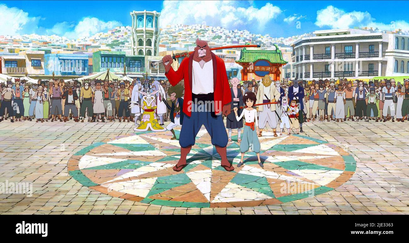 KUMATETSU, KYUTA, THE BOY AND THE BEAST, 2015 Stock Photo - Alamy