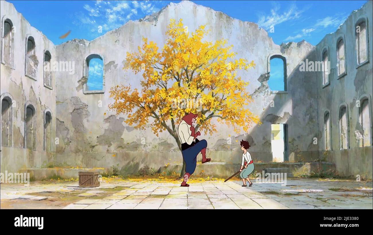 KUMATETSU, KYUTA, THE BOY AND THE BEAST, 2015 Stock Photo - Alamy