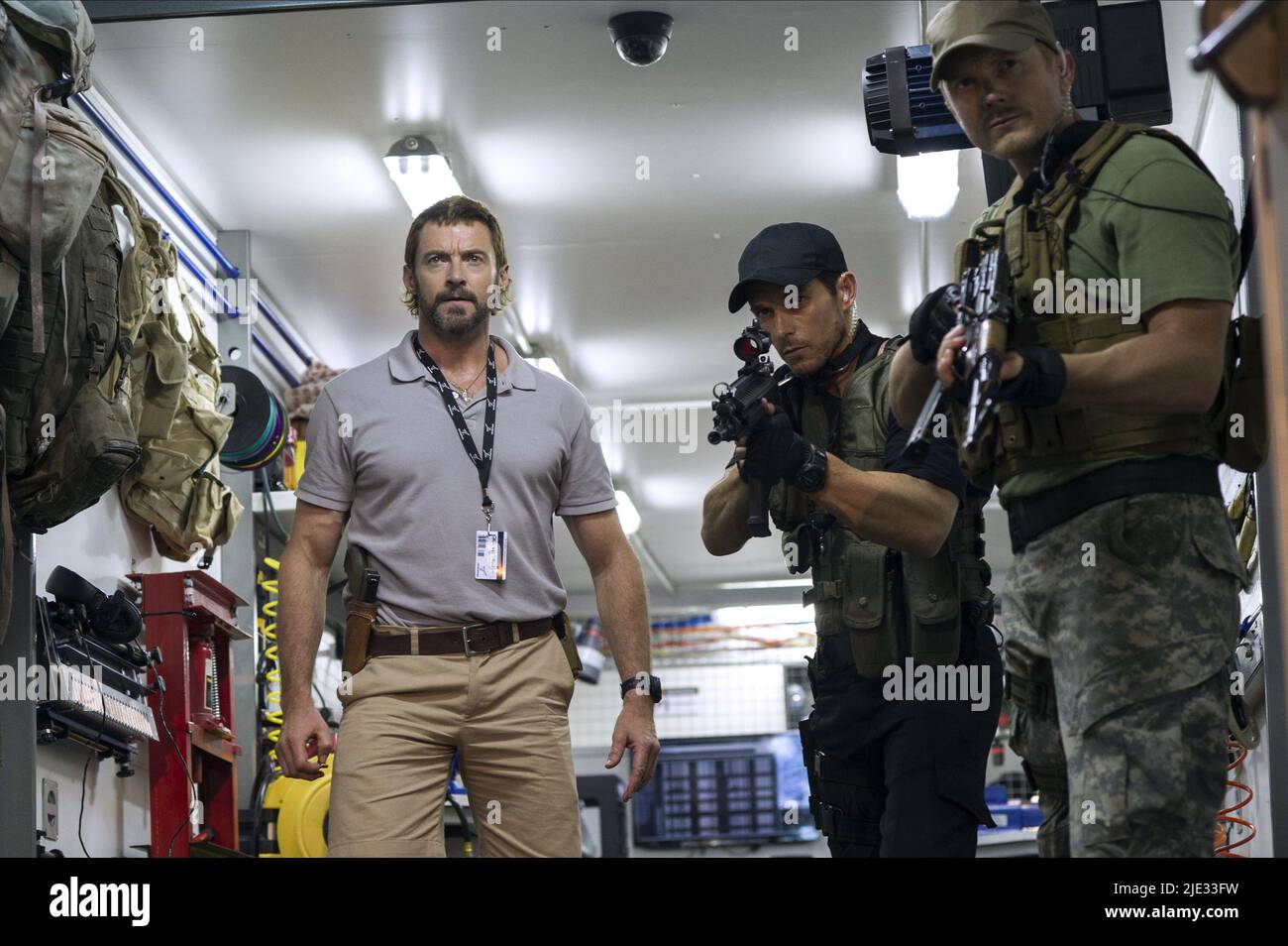 HUGH JACKMAN, CHAPPIE, 2015 Stock Photo - Alamy