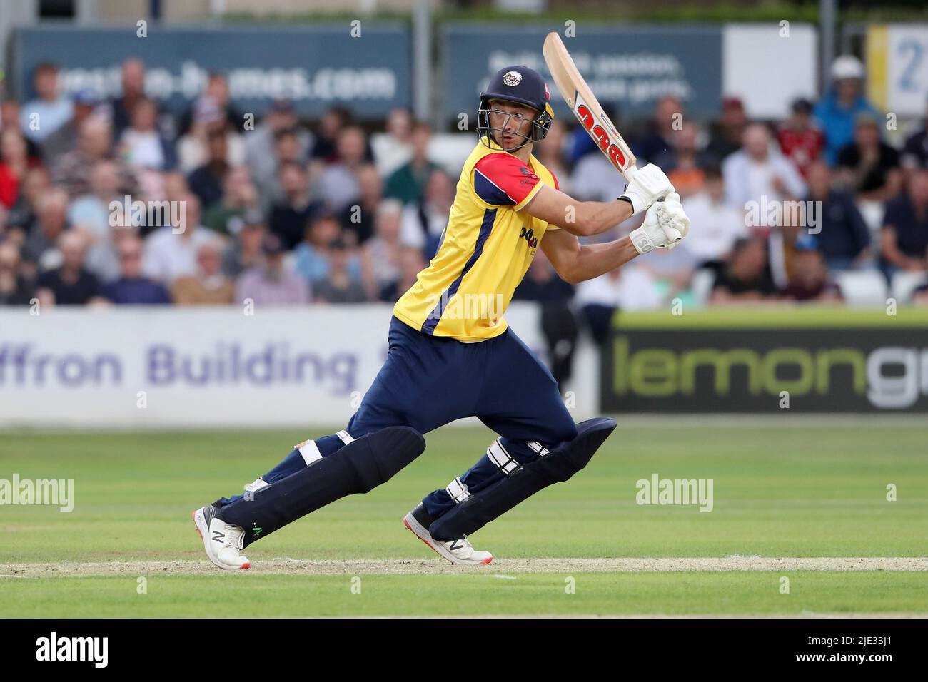 Daniel Sams in batting action for Essex during Essex Eagles vs Surrey ...