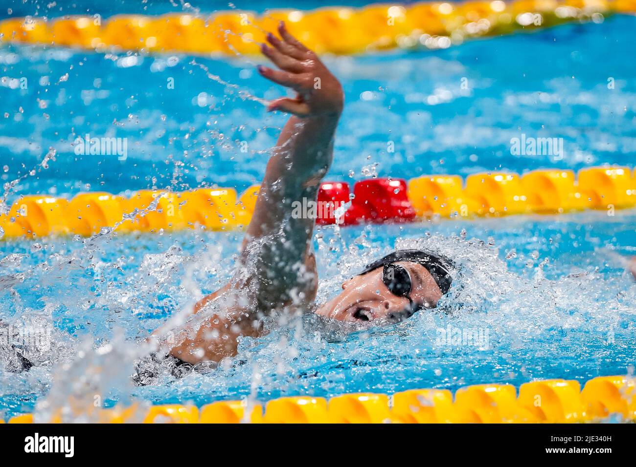 BUDAPEST, HUNGARY - JUNE 24: Lea Smith of the United States of America ...