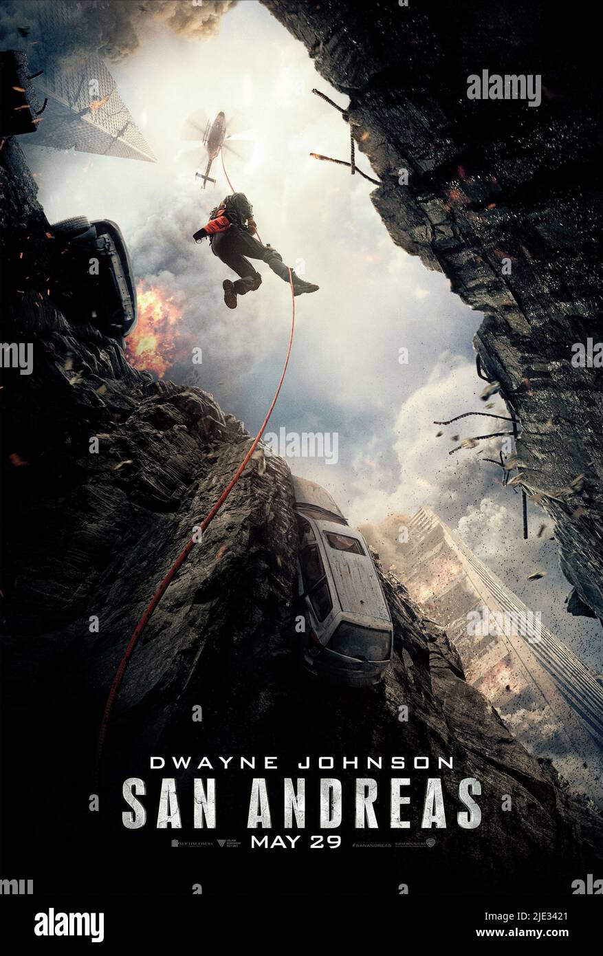 MOVIE POSTER, SAN ANDREAS, 2015 Stock Photo - Alamy
