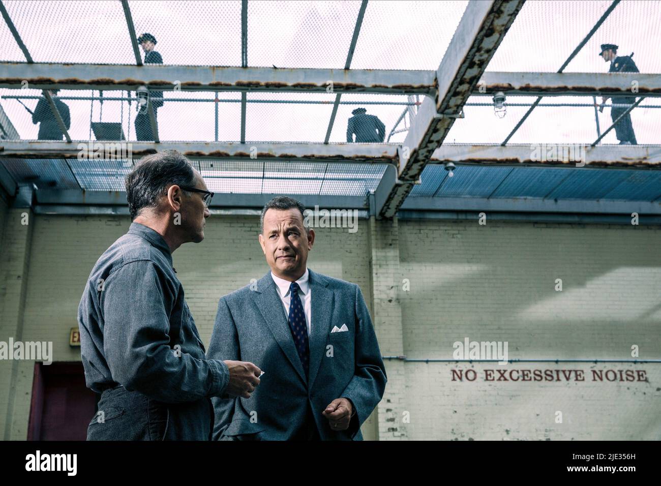 MARK RYLANCE, TOM HANKS, BRIDGE OF SPIES, 2015 Stock Photo - Alamy