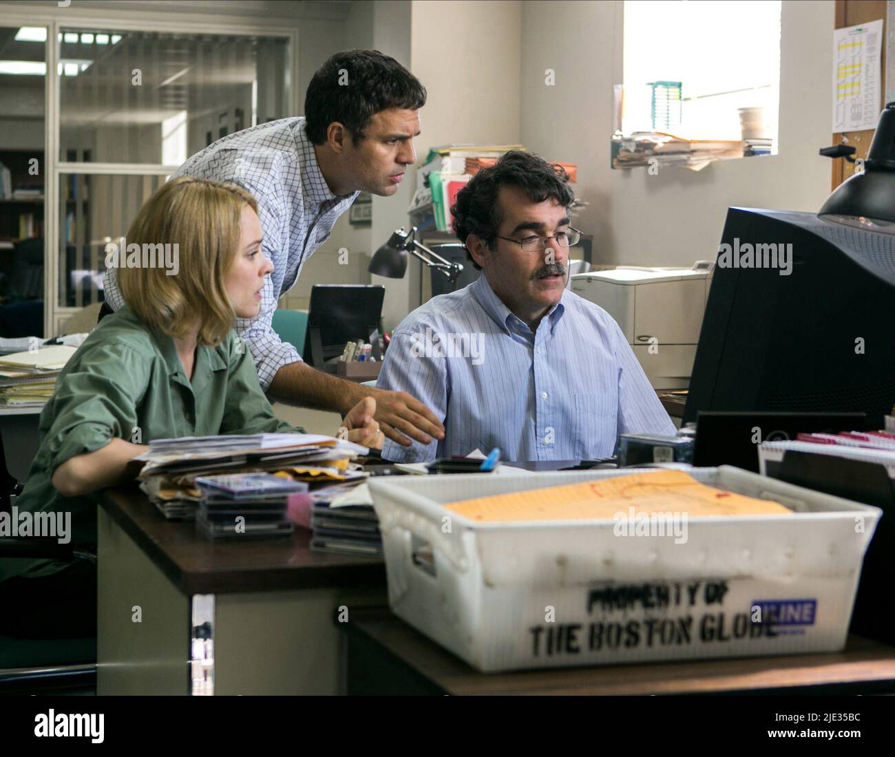 RACHEL MCADAMS, MARK RUFFALO, BRIAN DARCY JAMES, SPOTLIGHT, 2015 Stock ...