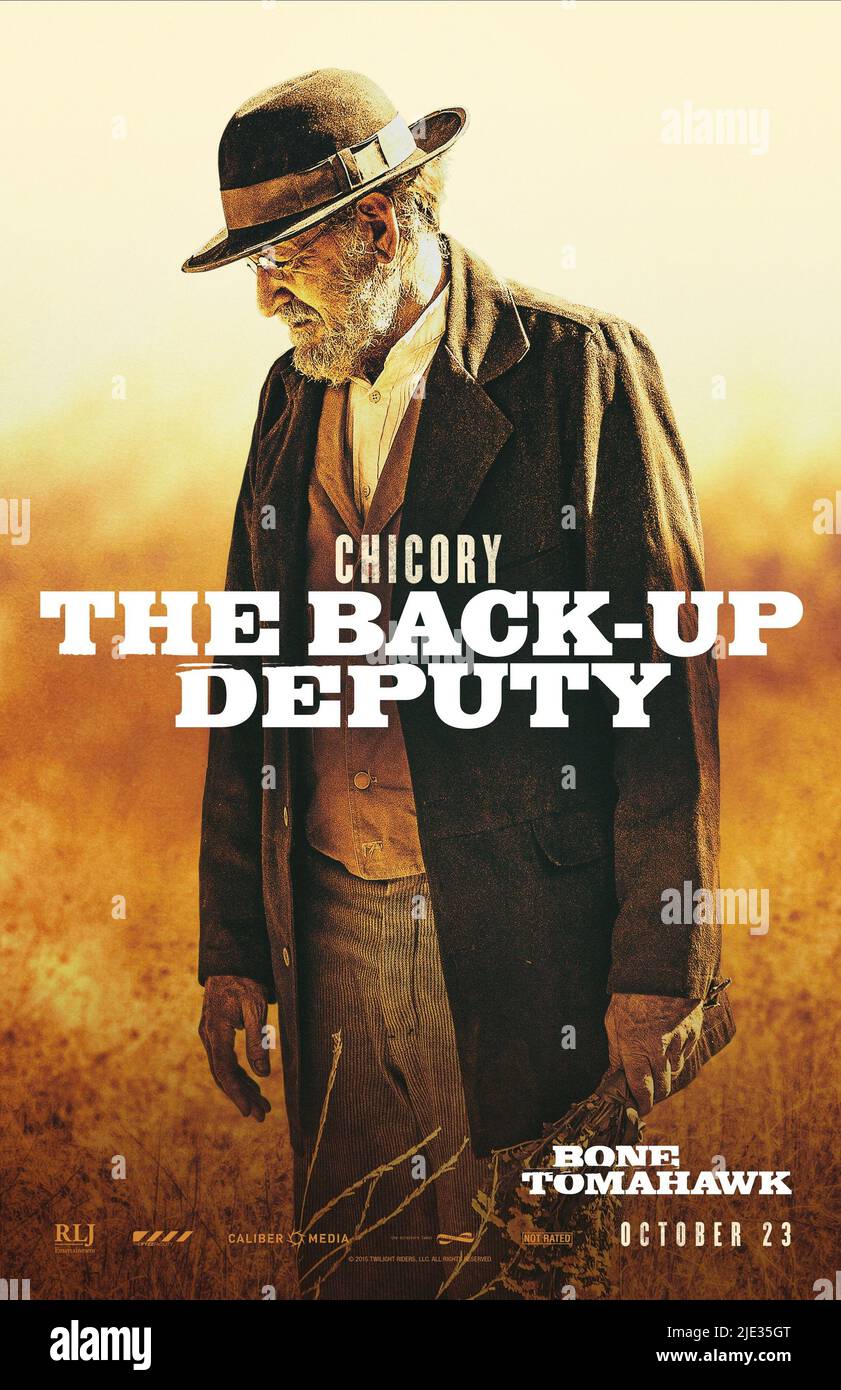 RICHARD JENKINS POSTER, BONE TOMAHAWK, 2015 Stock Photo - Alamy