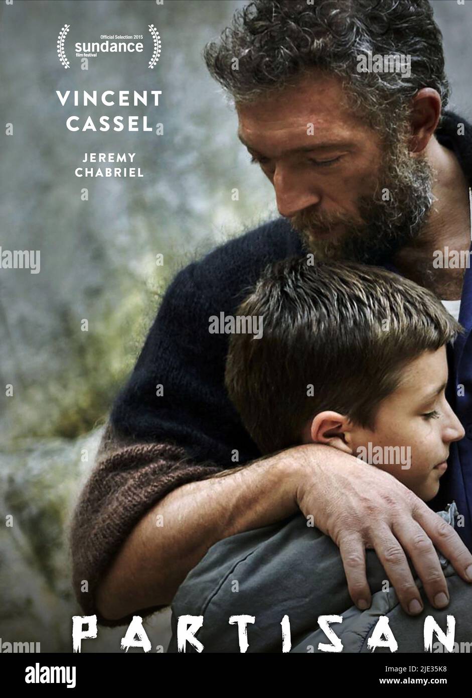 VINCENT CASSEL, JEREMY CHABRIEL POSTER, PARTISAN, 2015 Stock Photo - Alamy