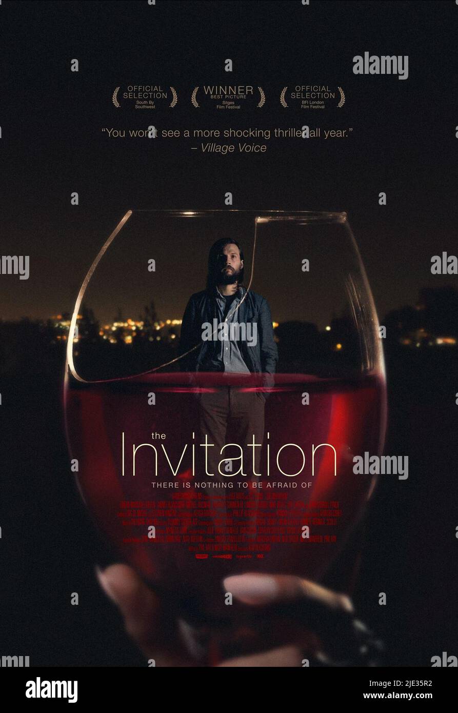 Logan Marshall Green Poster The Invitation 2015 Stock Photo Alamy