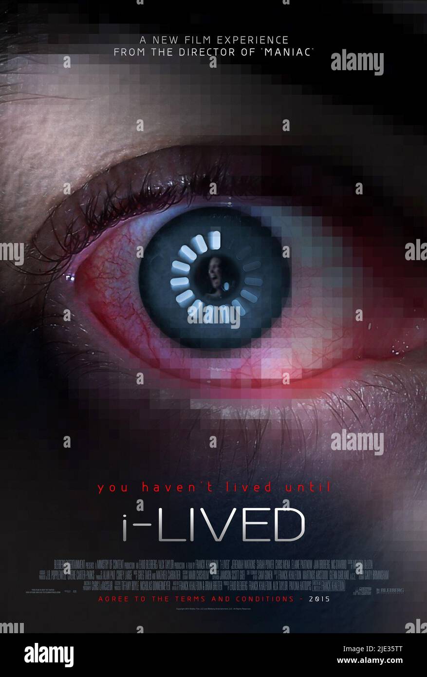 EYE MOVIE POSTER, I LIVED, 2015 Stock Photo - Alamy