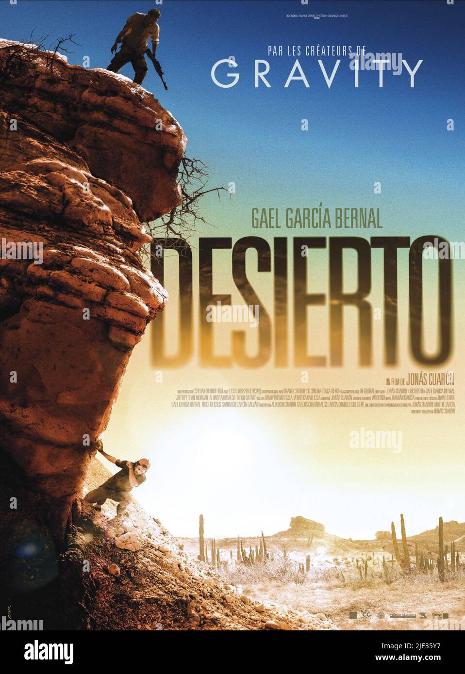 JEFFREY DEAN MORGAN, GAEL GARCIA BERNAL POSTER, DESIERTO, 2015 Stock ...