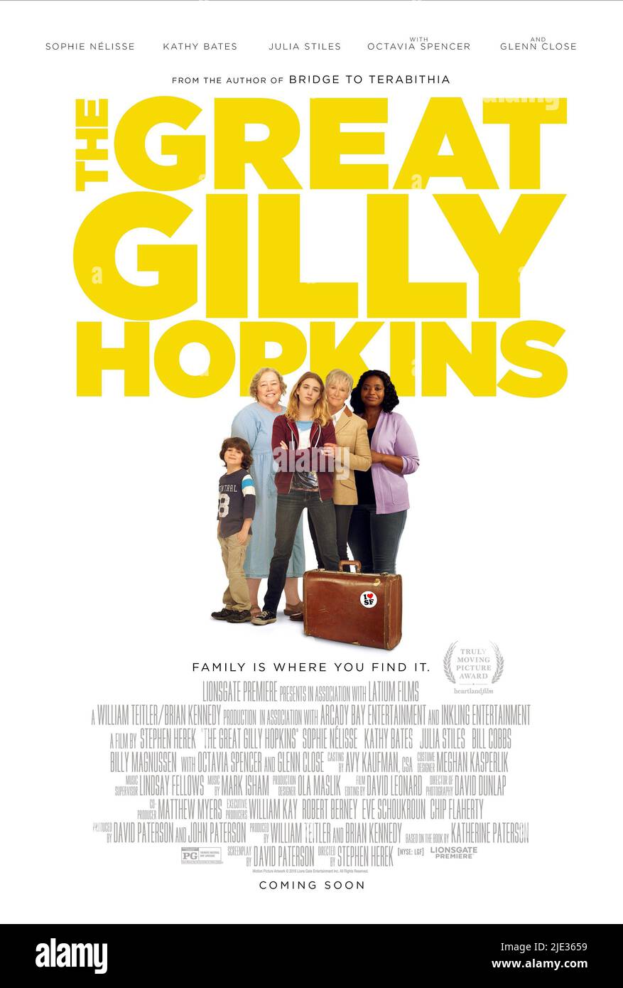 MOVIE POSTER, THE GREAT GILLY HOPKINS, 2015 Stock Photo - Alamy