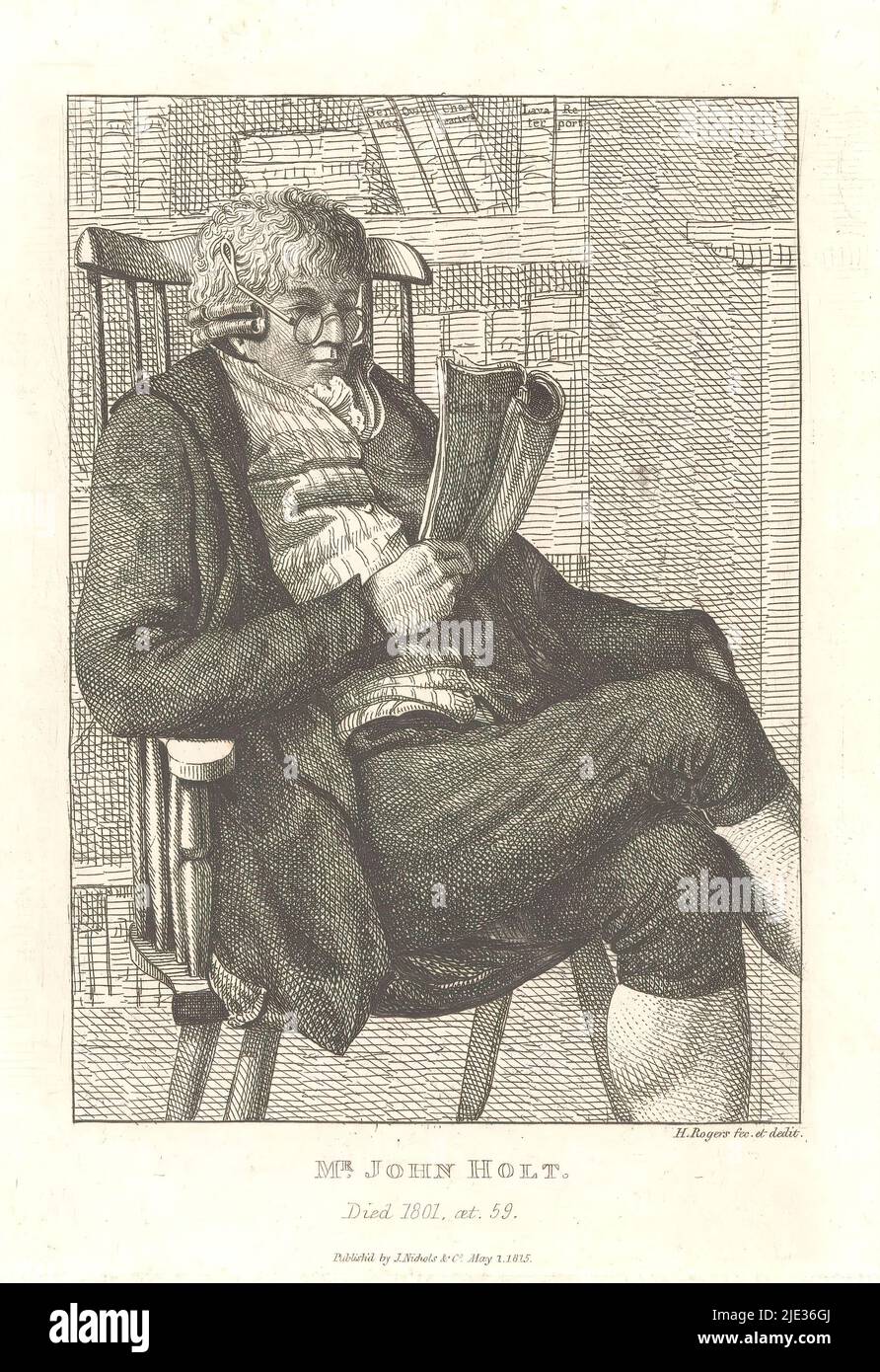 Portrait of John Holt, Mr. John Holt (title on object), Portrait of ...