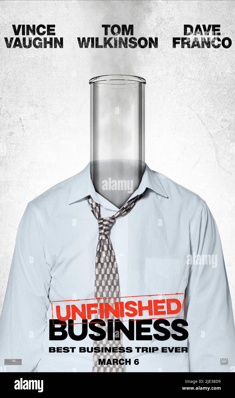 MOVIE POSTER, UNFINISHED BUSINESS, 2015 Stock Photo - Alamy