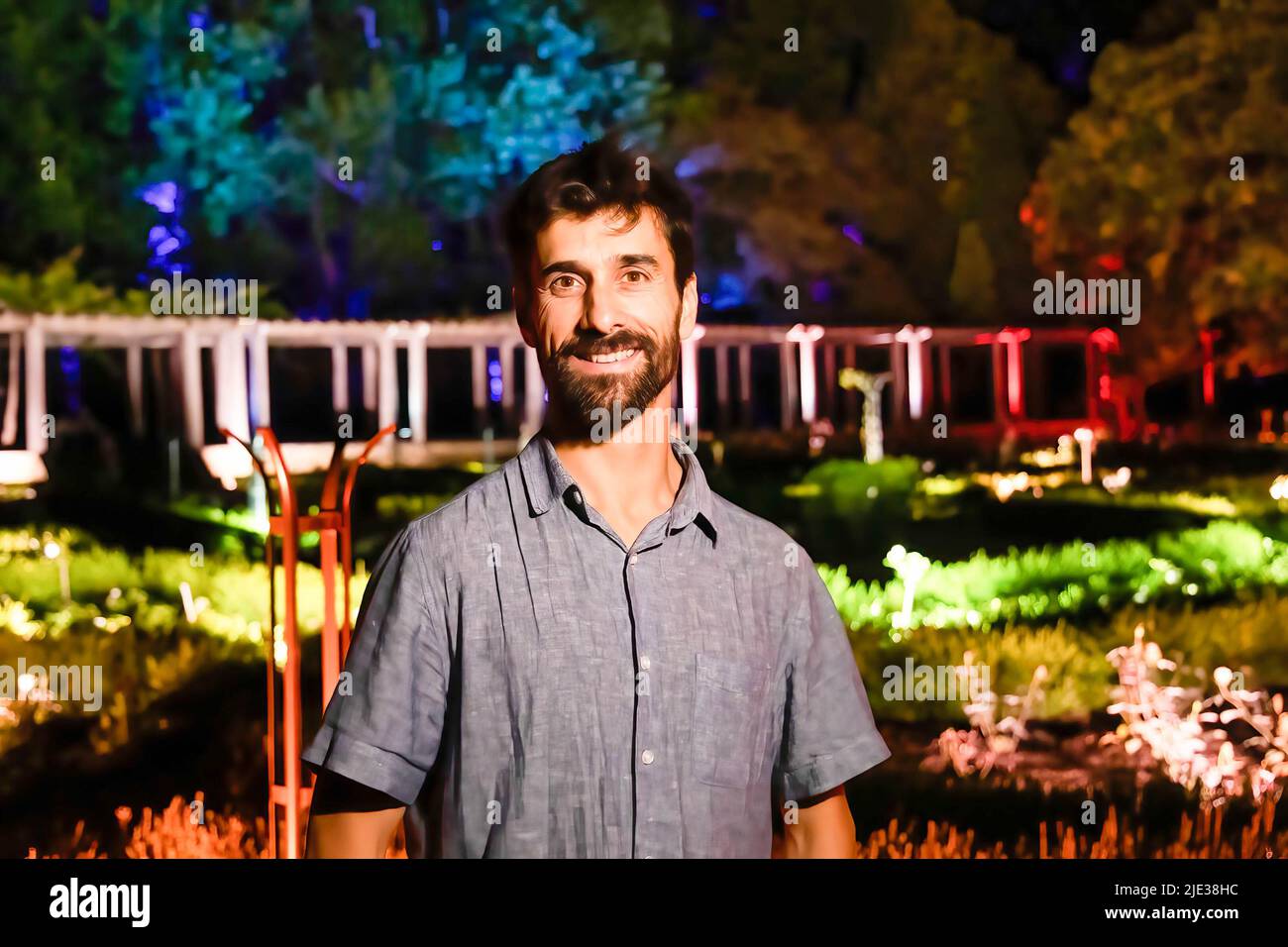 Portrait of the exhibition's creative director, Nuno Maya. An ...