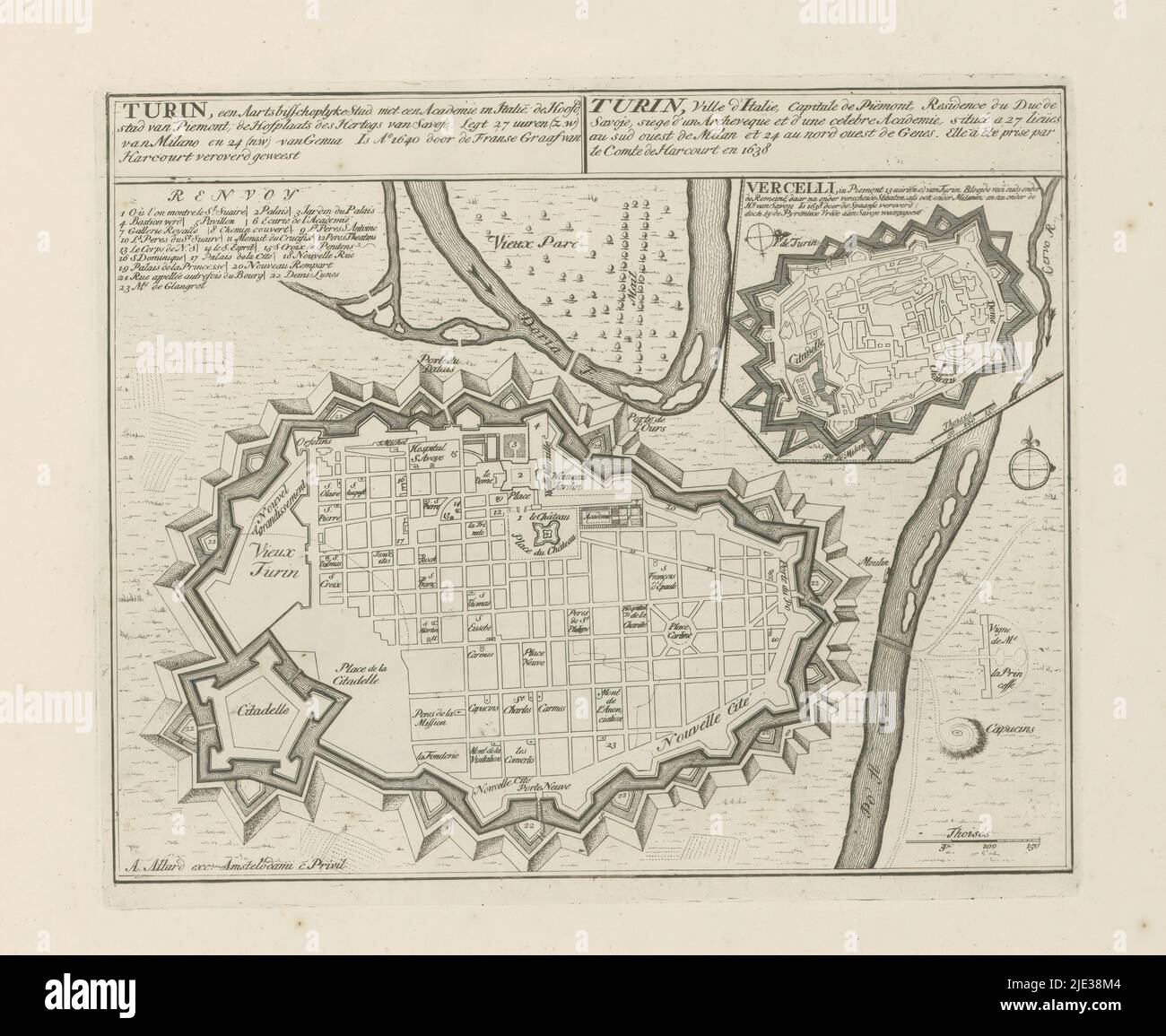 Map of turin hi-res stock photography and images - Alamy