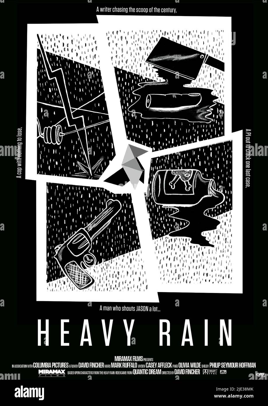 MOVIE POSTER, HEAVY RAIN, 2015 Stock Photo - Alamy