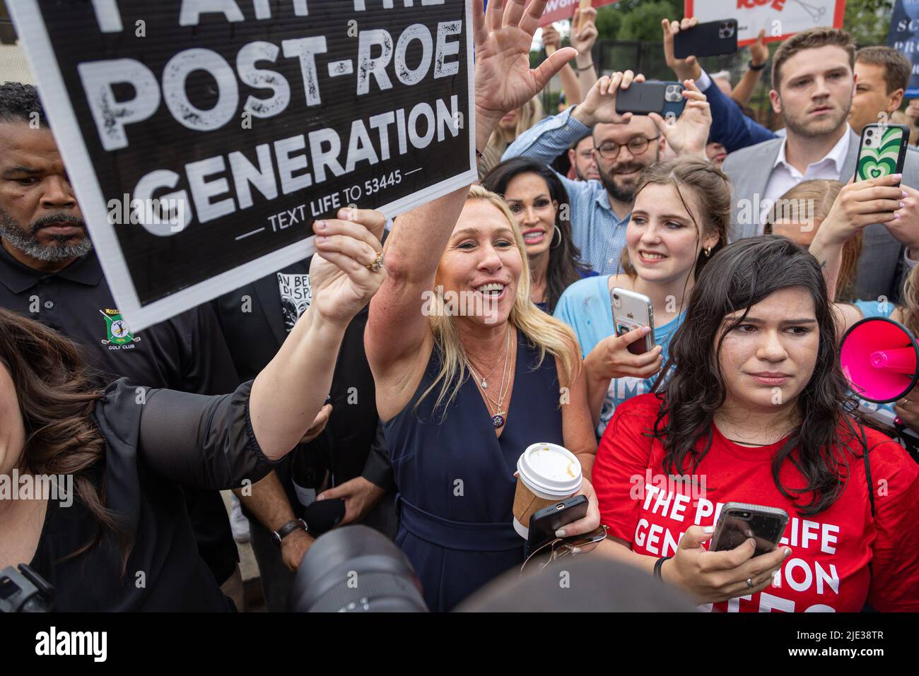 June 23, 2022, District of Columbia, United States: Abortion-rights ...