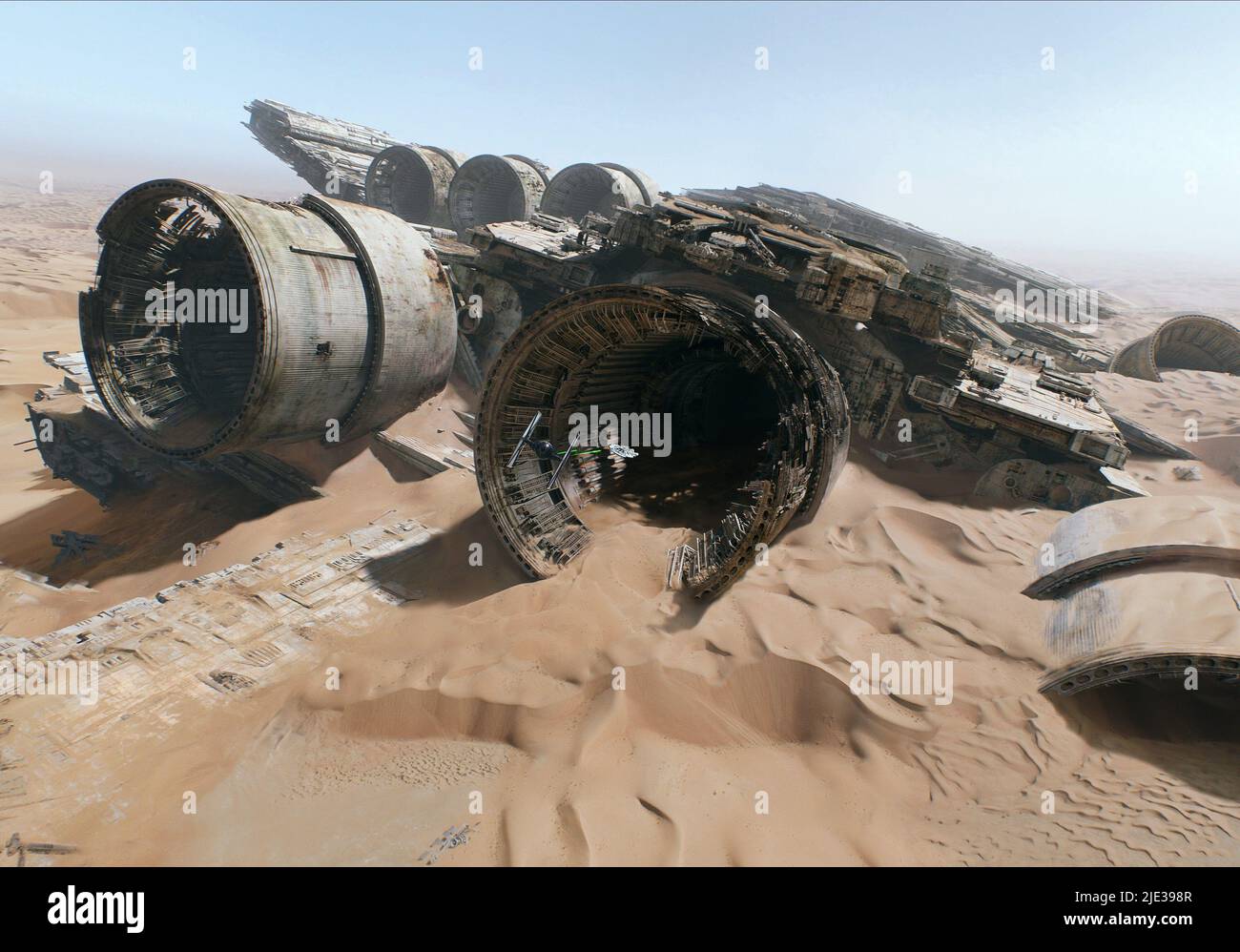 Millennium Falcon Side View