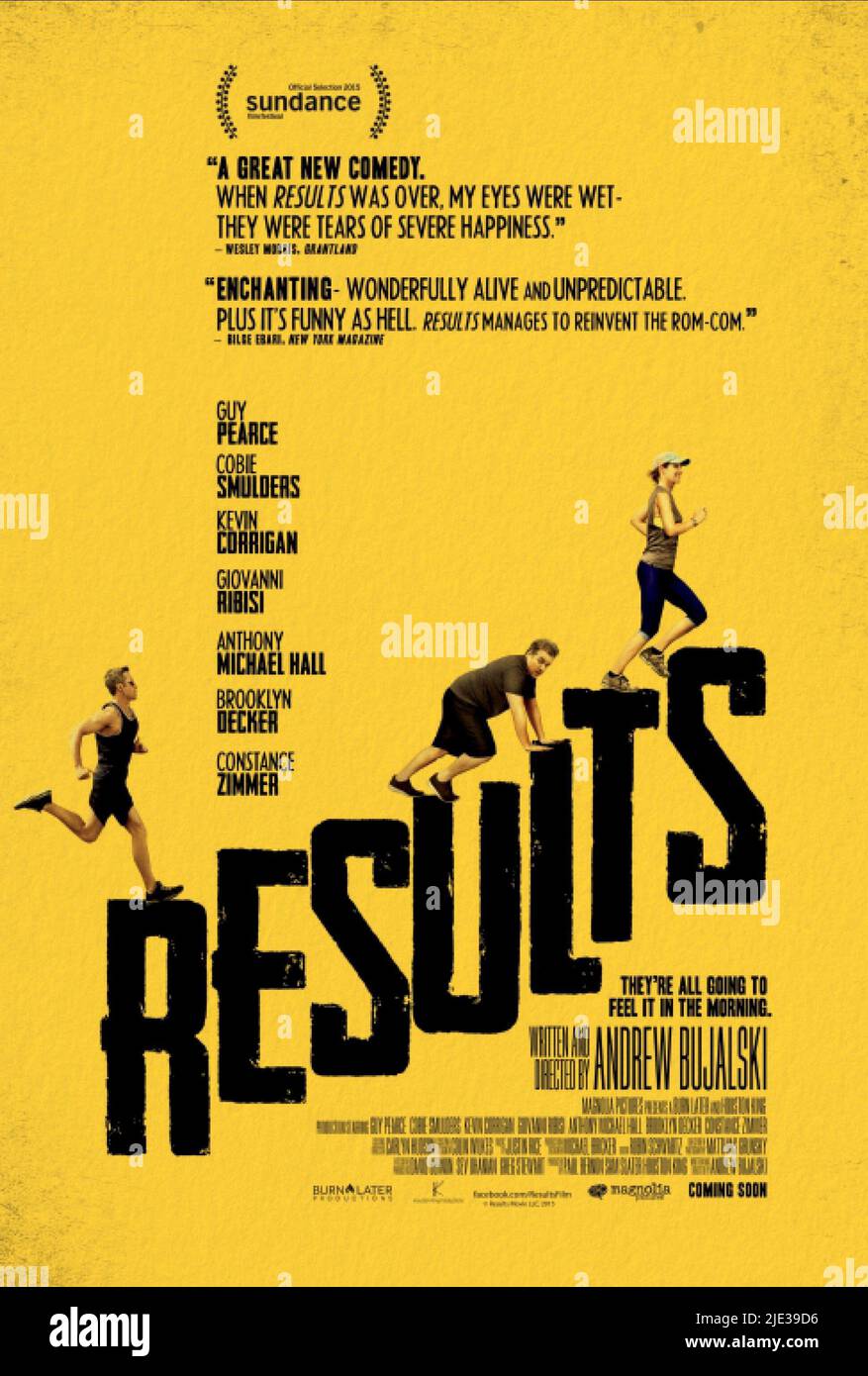 MOVIE POSTER, RESULTS, 2015 Stock Photo - Alamy