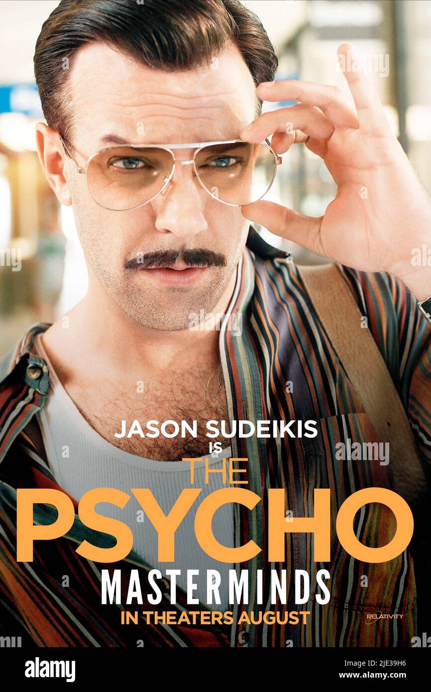 JASON SUDEIKIS POSTER, MASTERMINDS, 2015 Stock Photo - Alamy