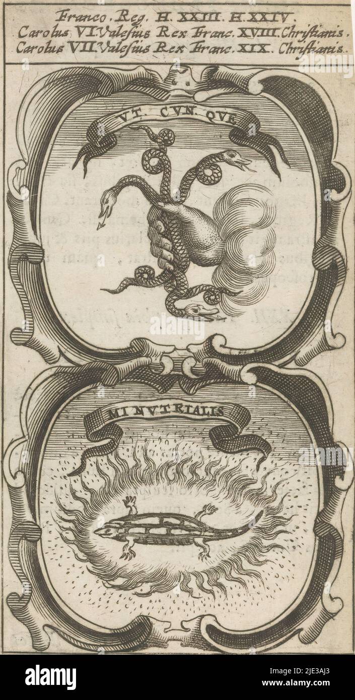 Hand with three snakes / Salamander in the fire, Ut Cun Que / Mi ...