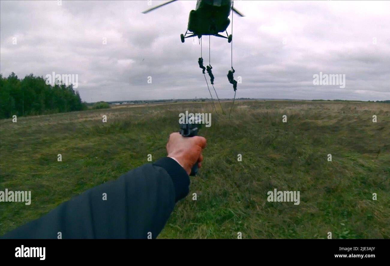 HELICOPTER SCENE, HARDCORE HENRY, 2015 Stock Photo - Alamy