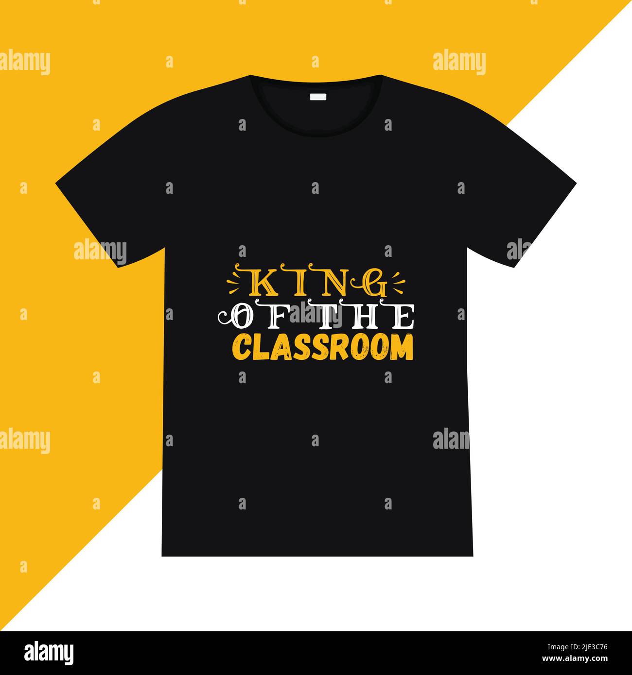 King of the classroom t-shirt design. Back to school lettering quote ...