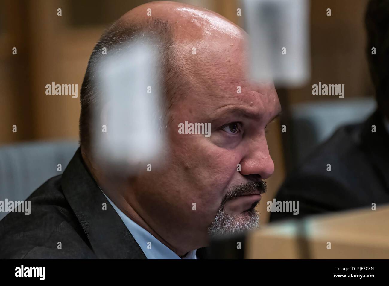 Frederic Boccaletti (member of the Rassemblement National) is seen in ...