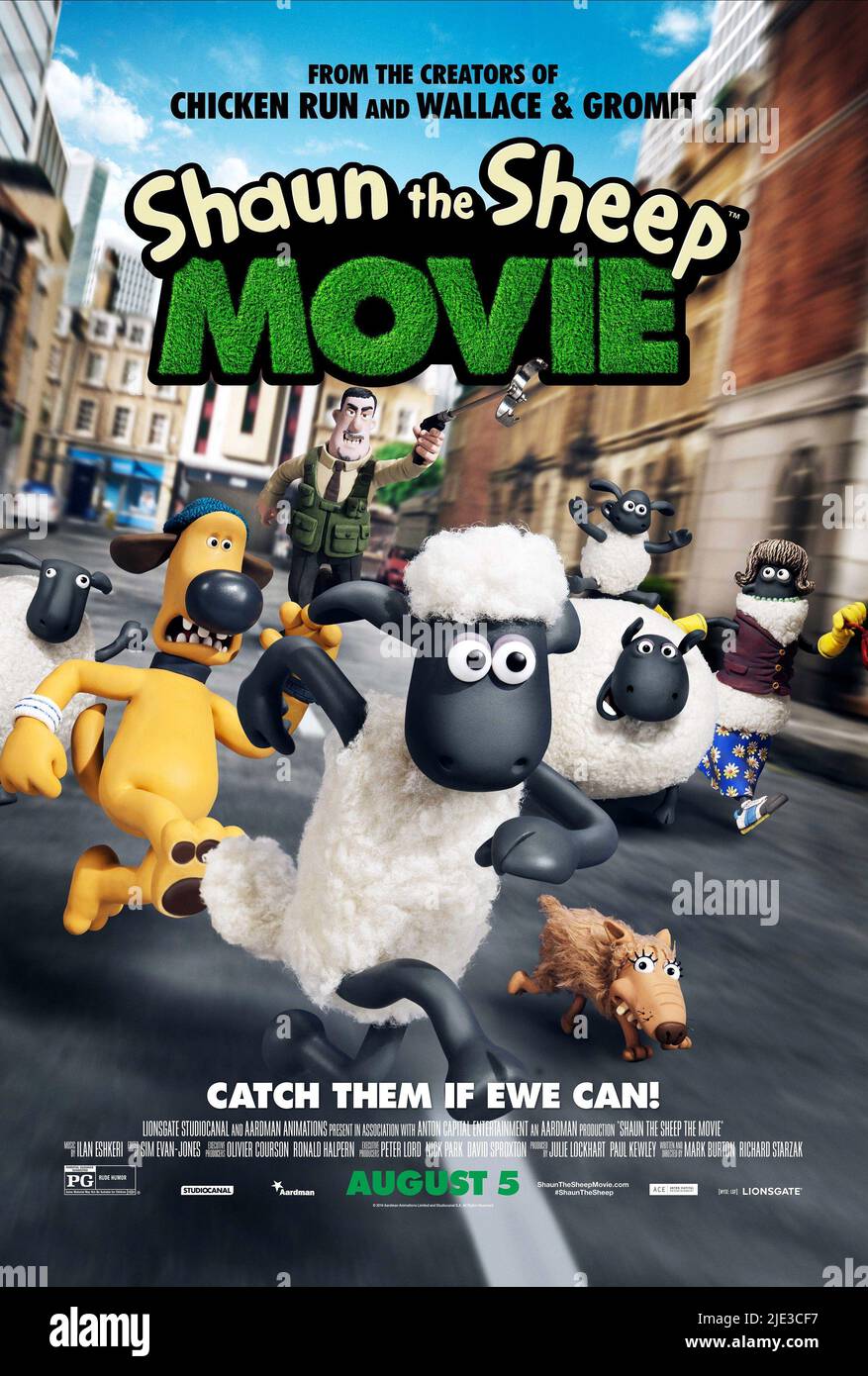BITZER,SHAUN,POSTER, SHAUN THE SHEEP MOVIE, 2015 Stock Photo - Alamy