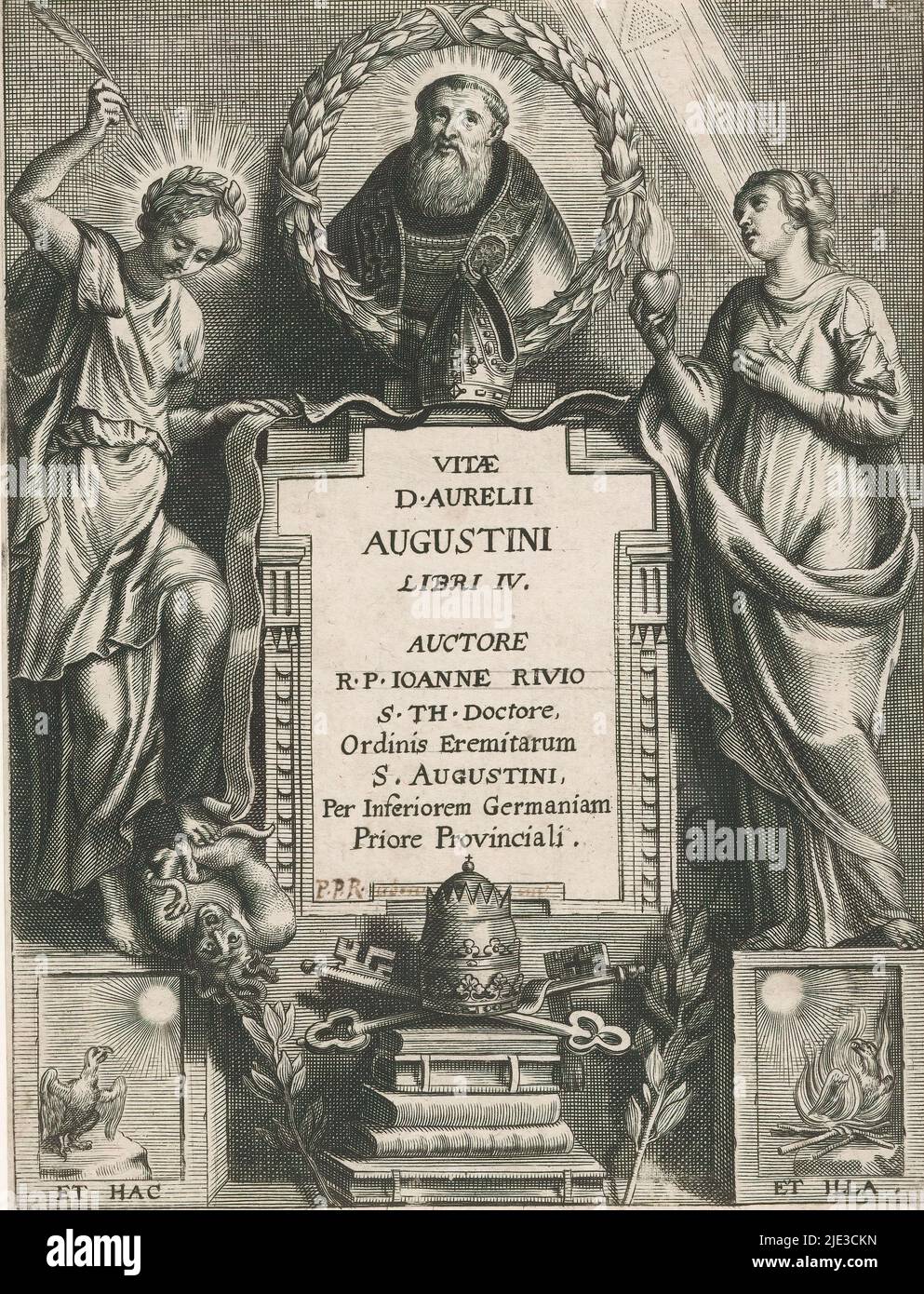 Augustine flanked hi-res stock photography and images - Alamy