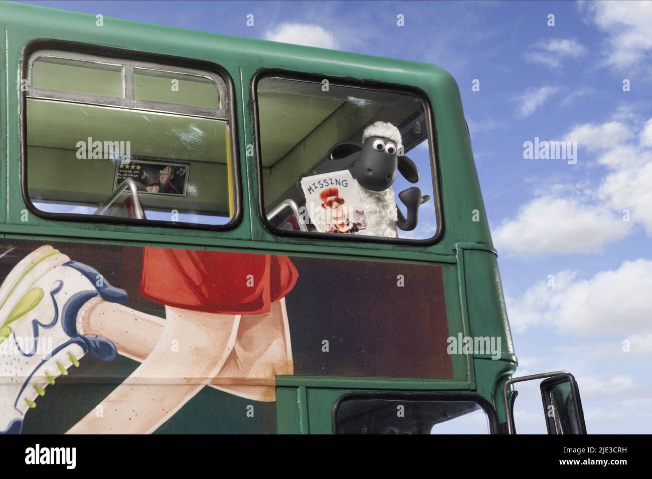 Shaun the sheep bus stop hi-res stock photography and images - Alamy