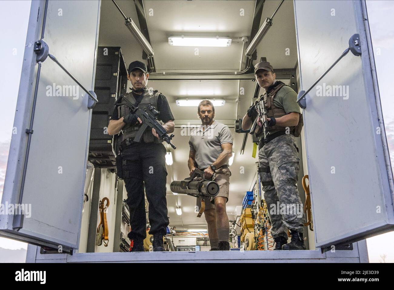 HUGH JACKMAN, CHAPPIE, 2015 Stock Photo - Alamy