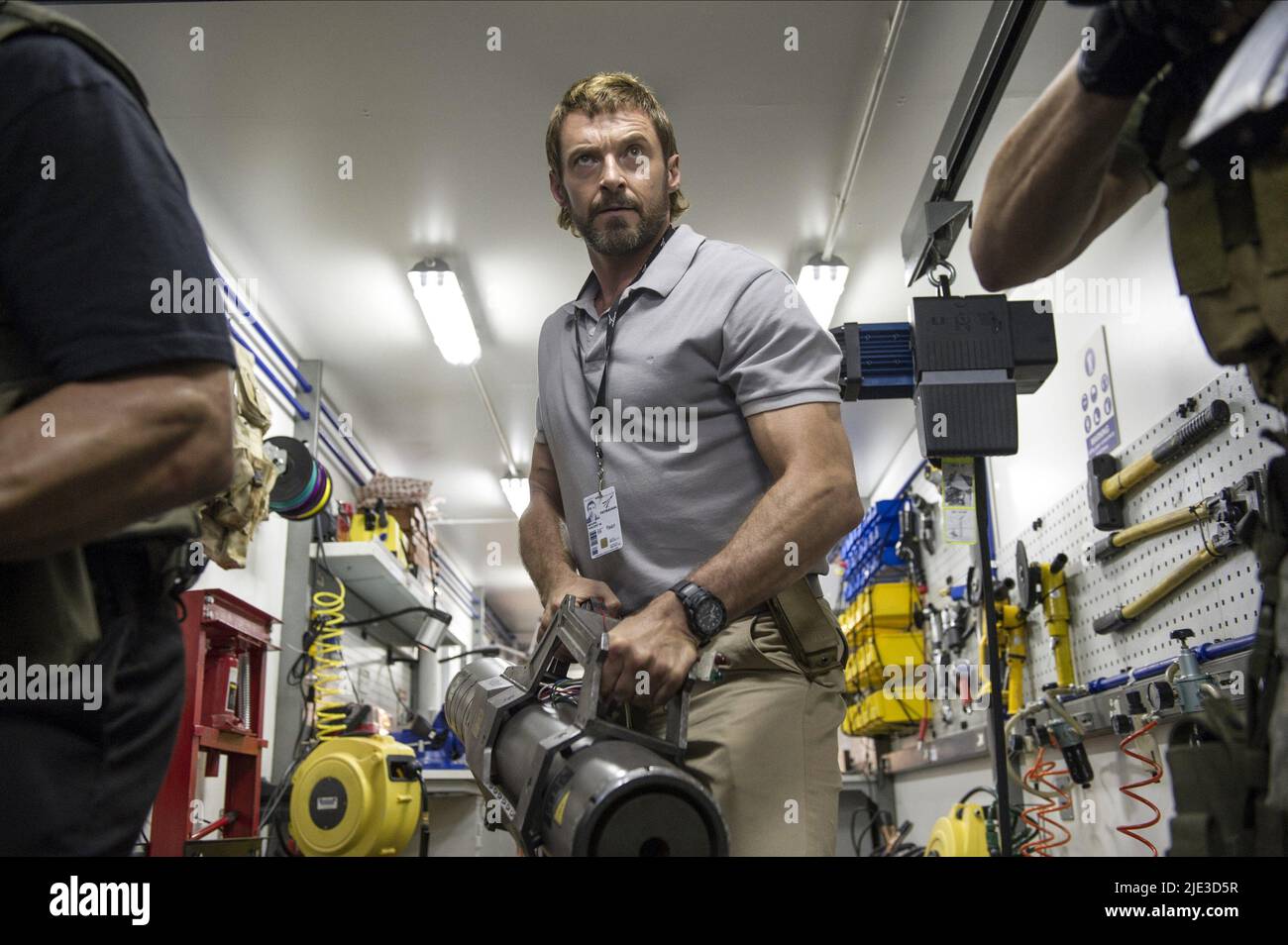 HUGH JACKMAN, CHAPPIE, 2015 Stock Photo - Alamy