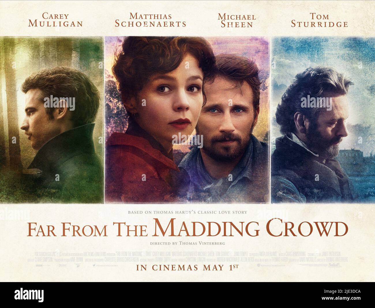 STURRIDGE,MULLIGAN,SCHOENAERTS,POSTER, FAR FROM THE MADDING CROWD, 2015 ...
