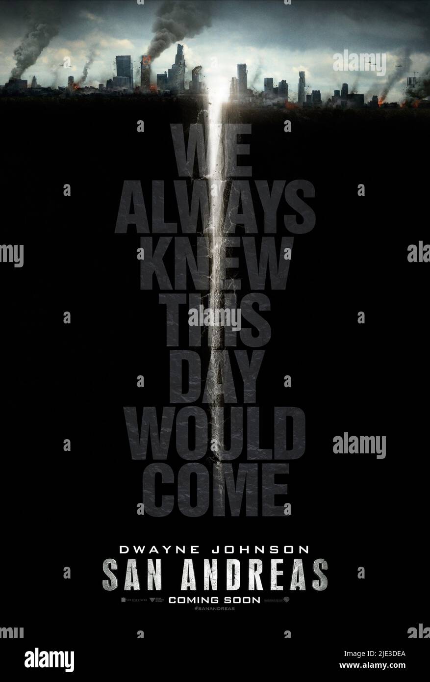 MOVIE POSTER, SAN ANDREAS, 2015 Stock Photo - Alamy