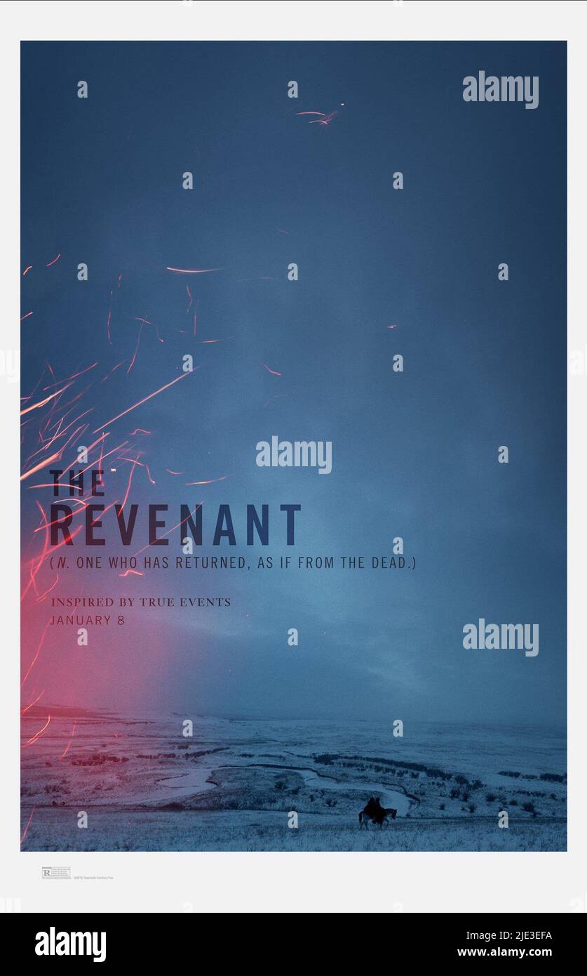 MOVIE POSTER, THE REVENANT, 2015 Stock Photo - Alamy