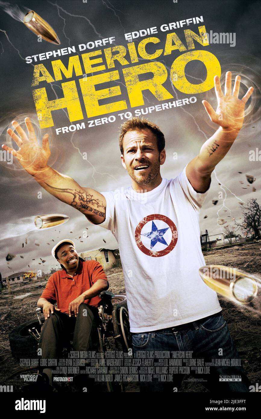 GRIFFIN,POSTER, AMERICAN HERO, 2015 Stock Photo - Alamy