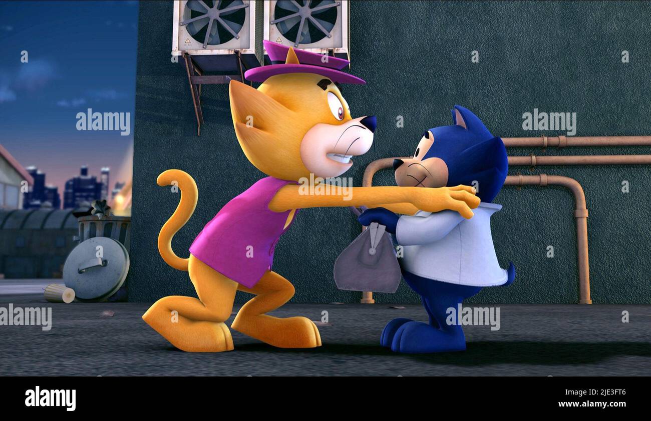 CAT,BALL, TOP CAT BEGINS, 2015 Stock Photo - Alamy