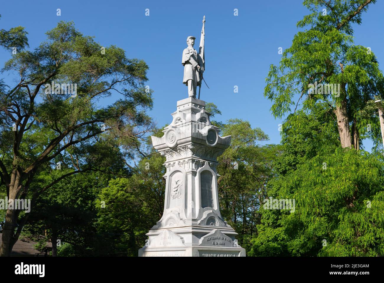 Peru Illinois - United States - June 16th, 2022: The Grand Army of the ...